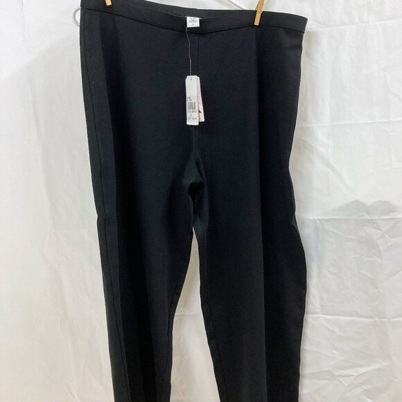 Joan Vass | Pants & Jumpsuits | Joan Vass Black Wide Leg Knit Pants Nwt ...